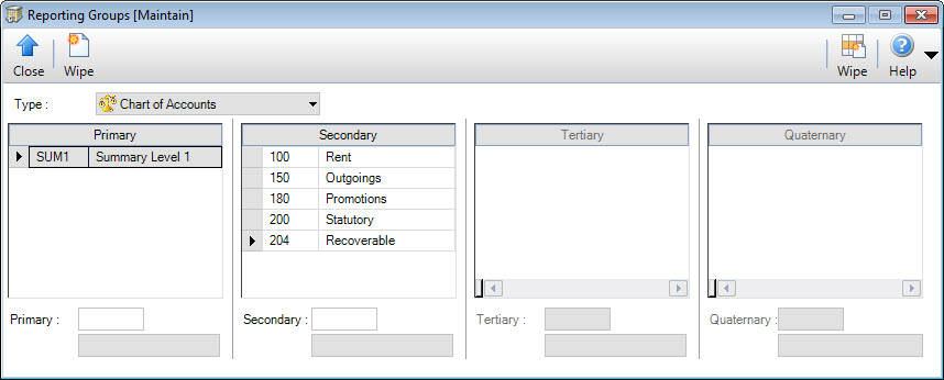 Maintaining Reporting Groups
