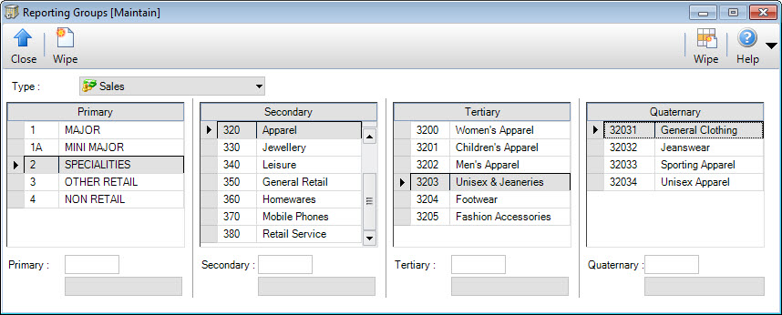 Maintaining Reporting Groups