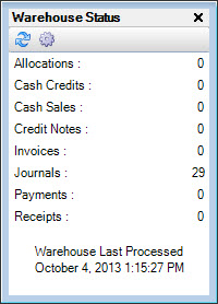 Warehouse Status Component