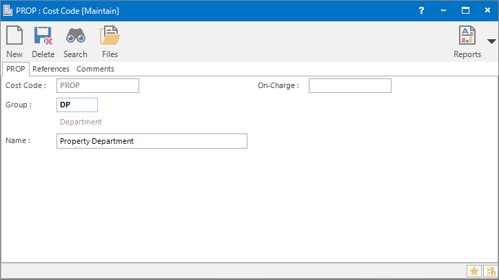 Maintaining Cost Codes