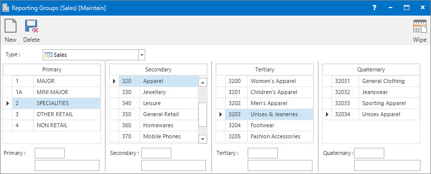 Maintaining Reporting Groups