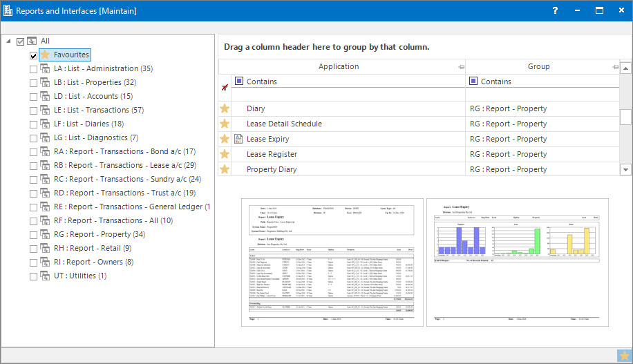 Running Reports, Interfaces and other External Applications