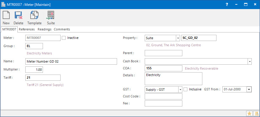 Maintaining Utility Meters