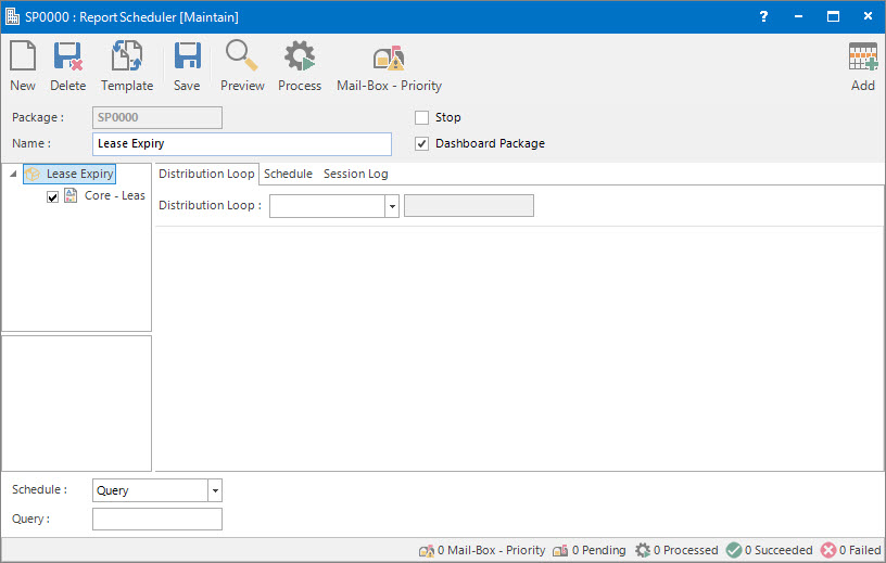 Report Packages Component